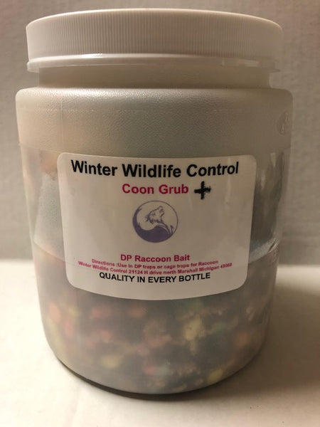 COON GRUB + – Winter Wildlife Control Bait and Lure